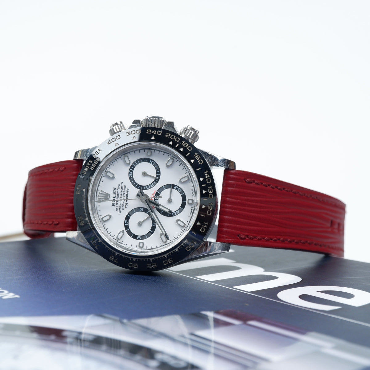 Rolex Daytona Straps - Epi Maroon – Liger Straps