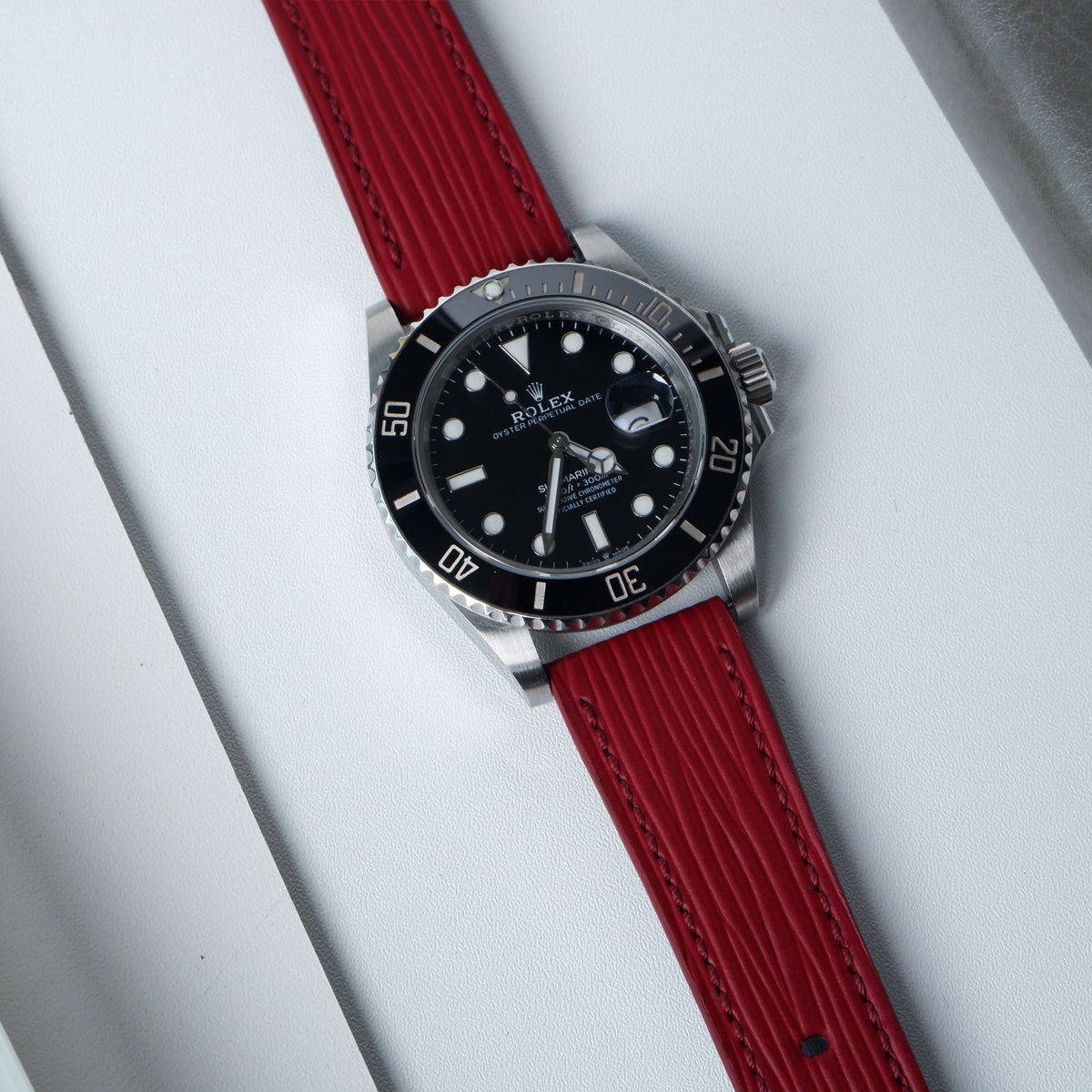 Rolex Submariner Straps - Epi Maroon – Liger Straps