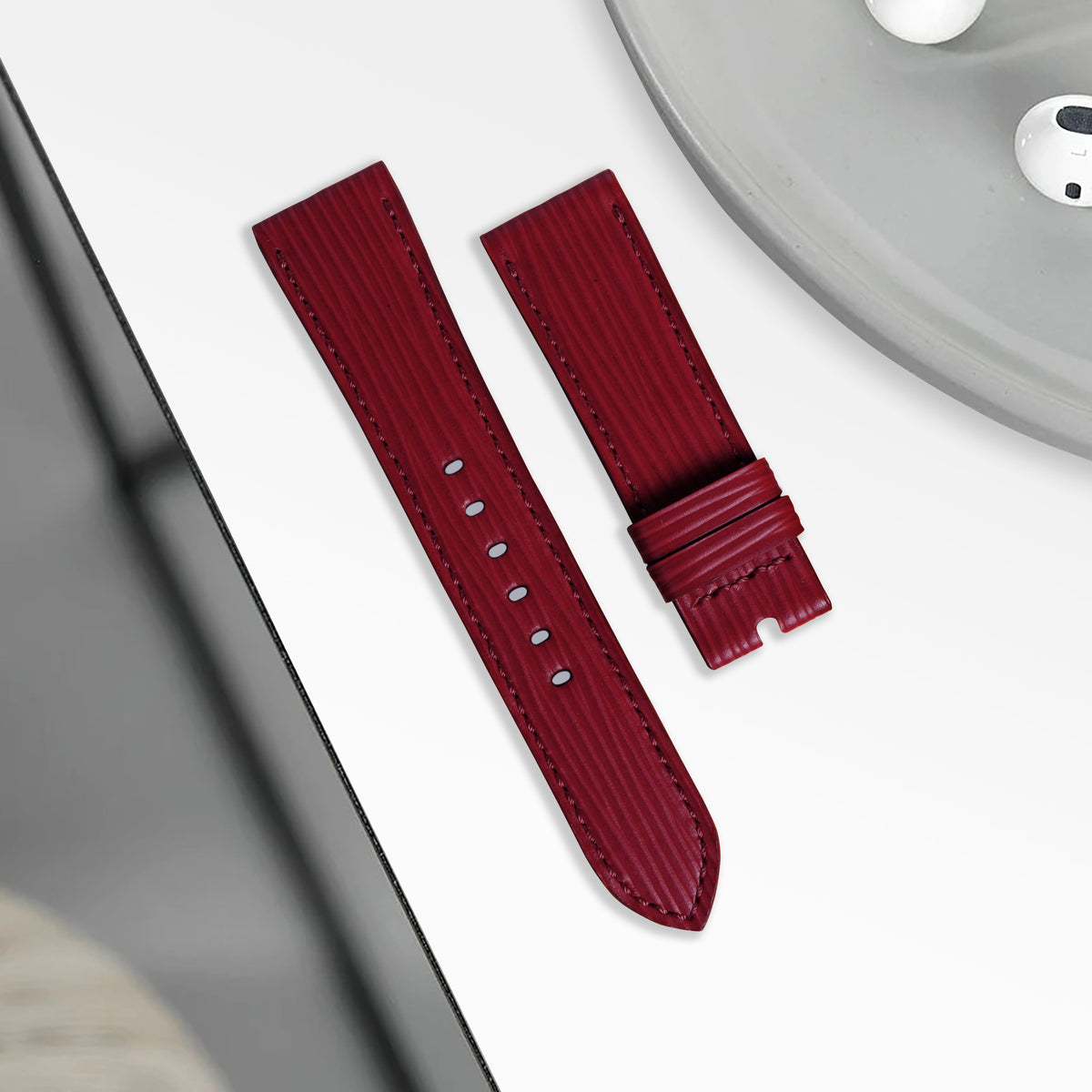 Omega Speedmaster Moonwatch Straps - Epi Maroon – Liger Straps
