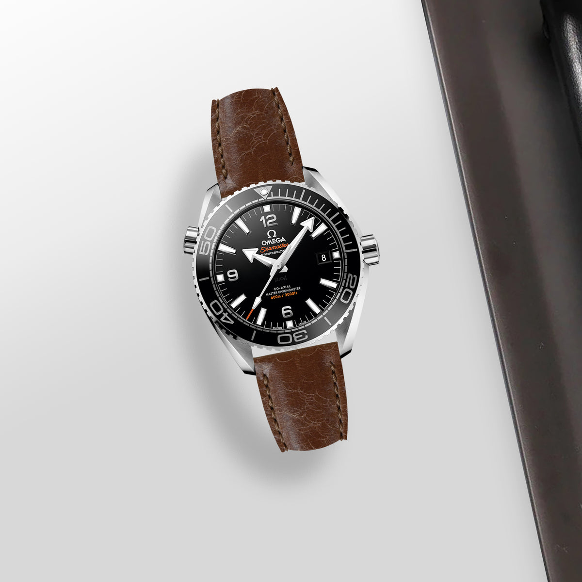 Omega Seamaster Planet Ocean Straps - Ghachos Buffed Walnut – Liger Straps