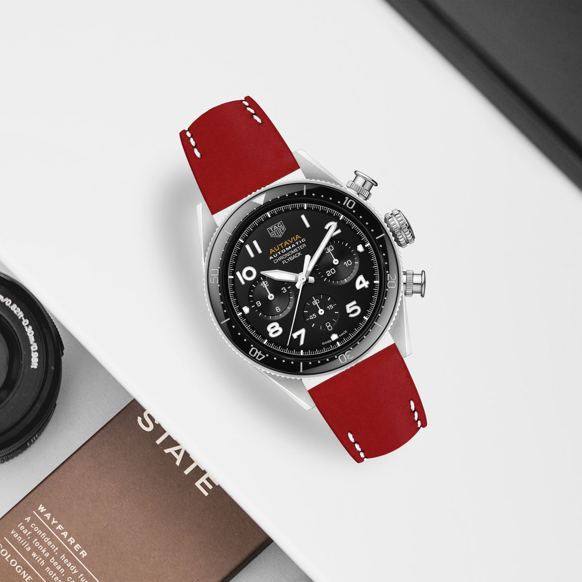 Tag Heuer Autavia Straps - Minerva Red – Liger Straps