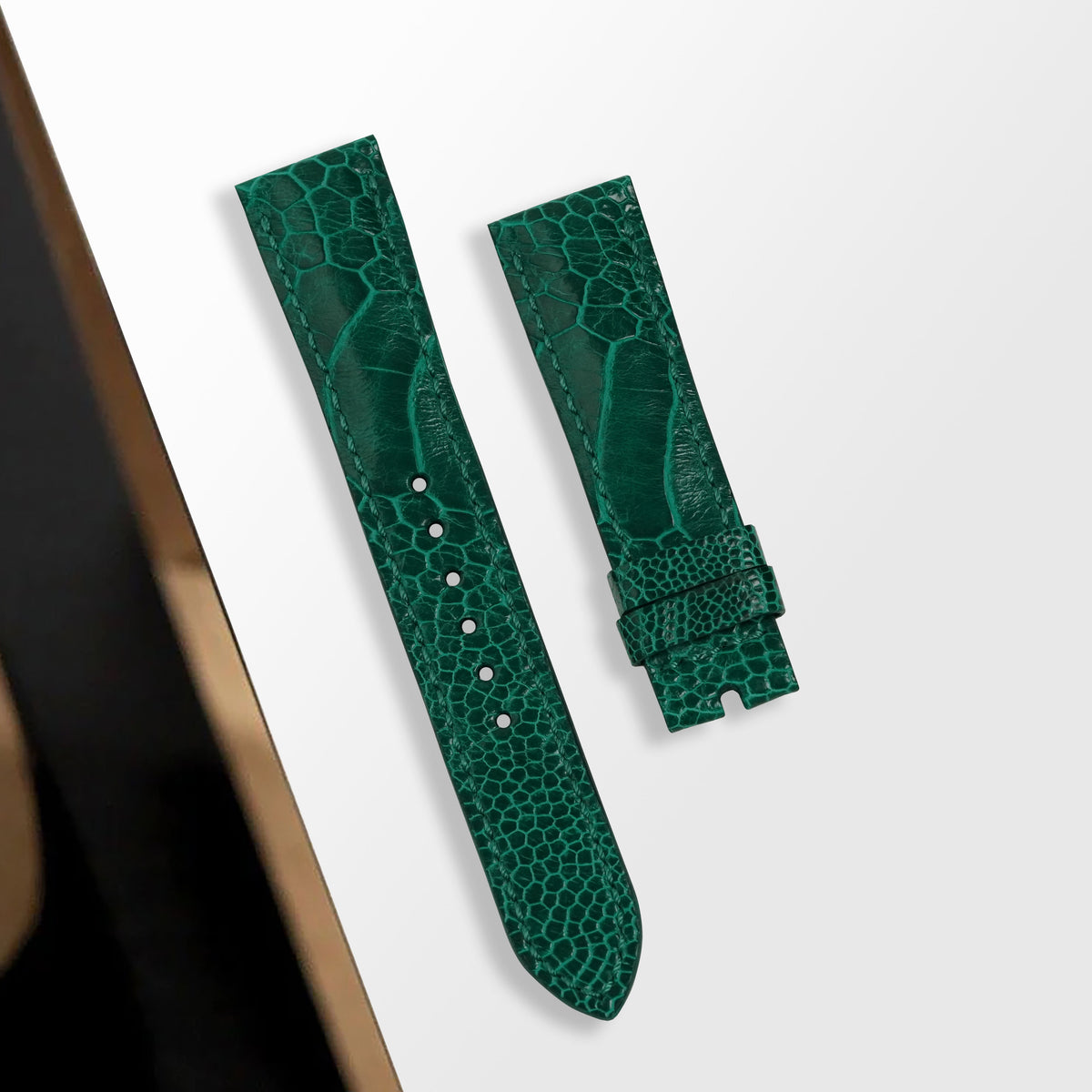 Rolex Datejust Straps - Ostrich Leg Dark Green – Liger Straps