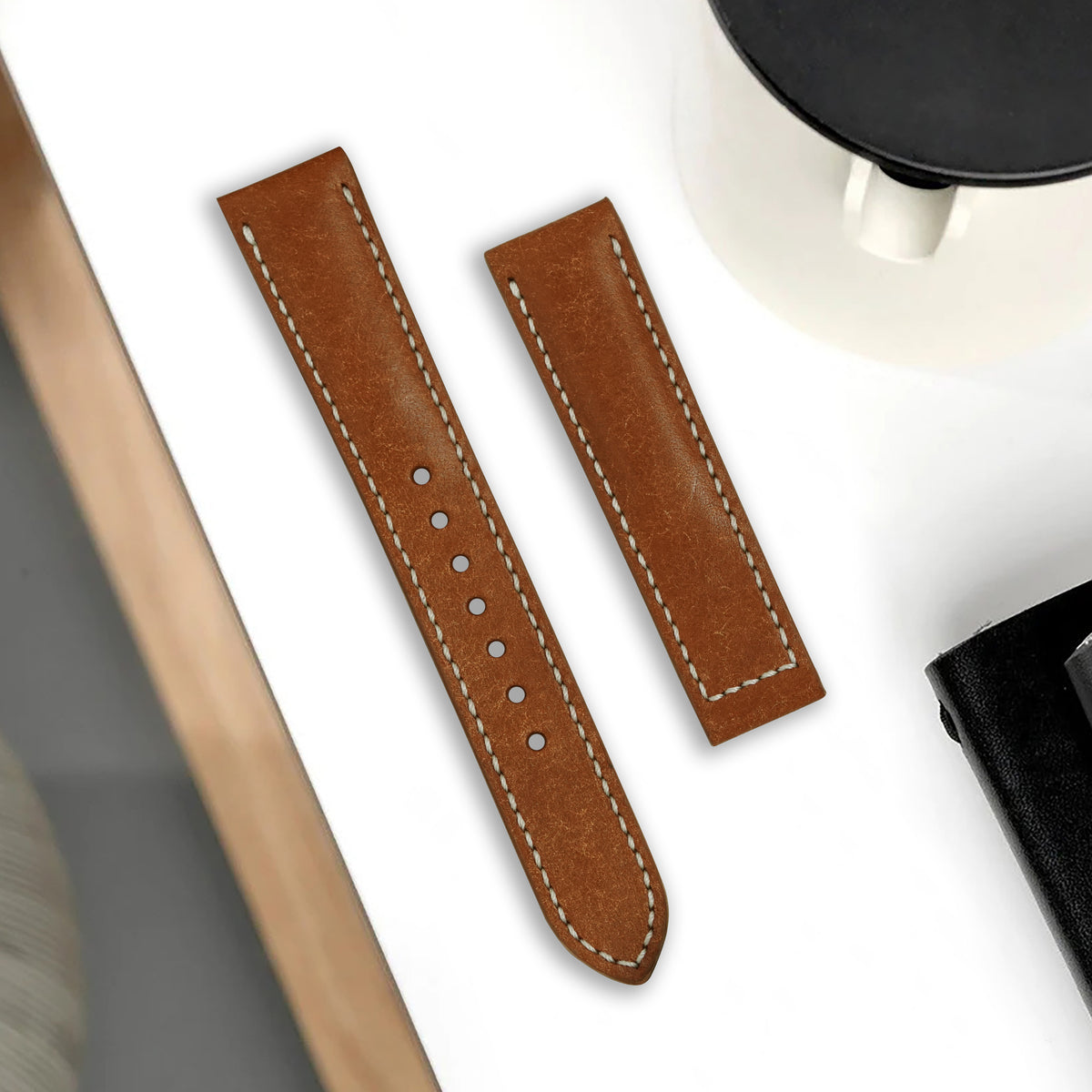 Omega Seamaster Planet Ocean Straps - Diablo Brown – Liger Straps