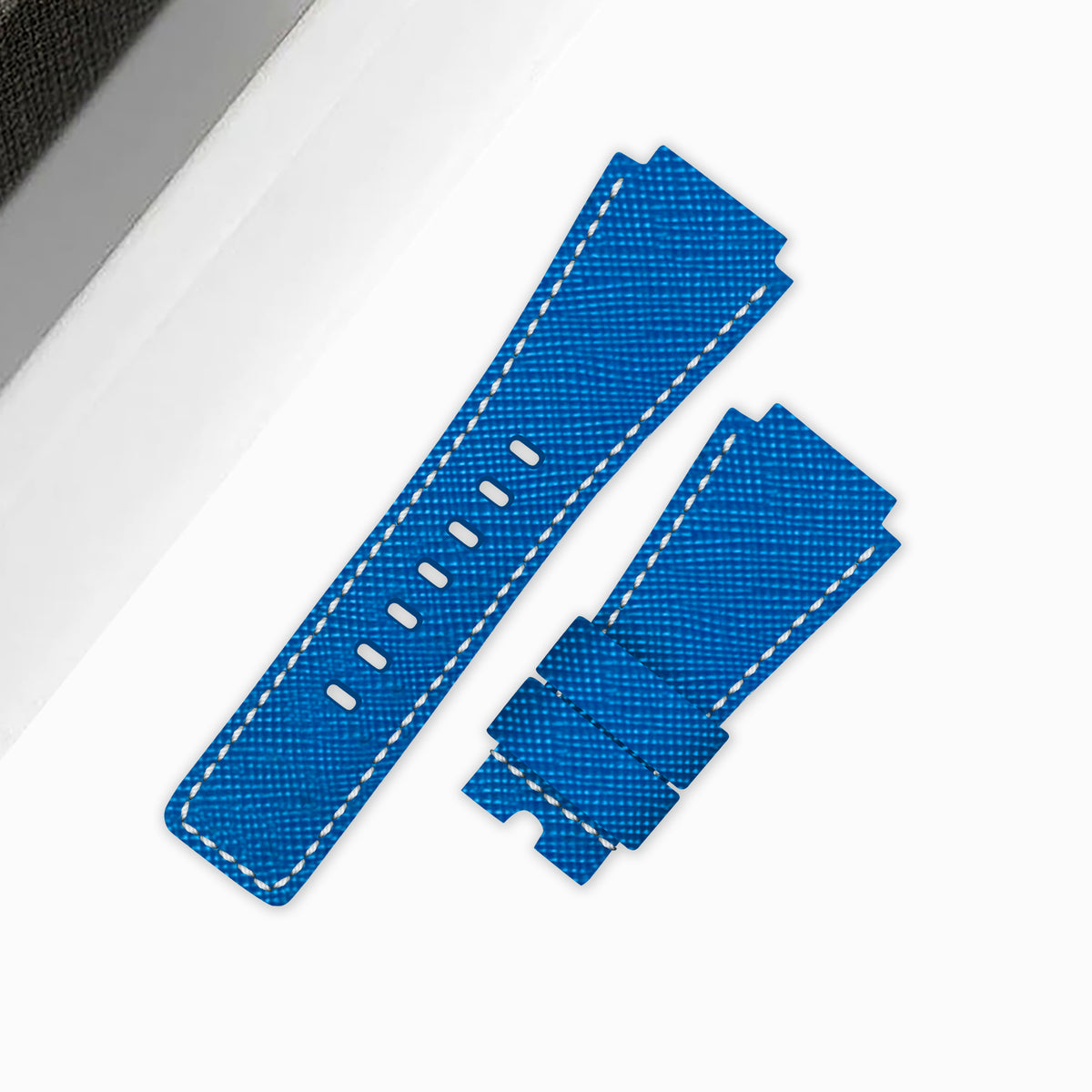Bell Ross 01, 02, 03, BR X, BR S Straps - Saffiano Sky Blue – Liger Straps