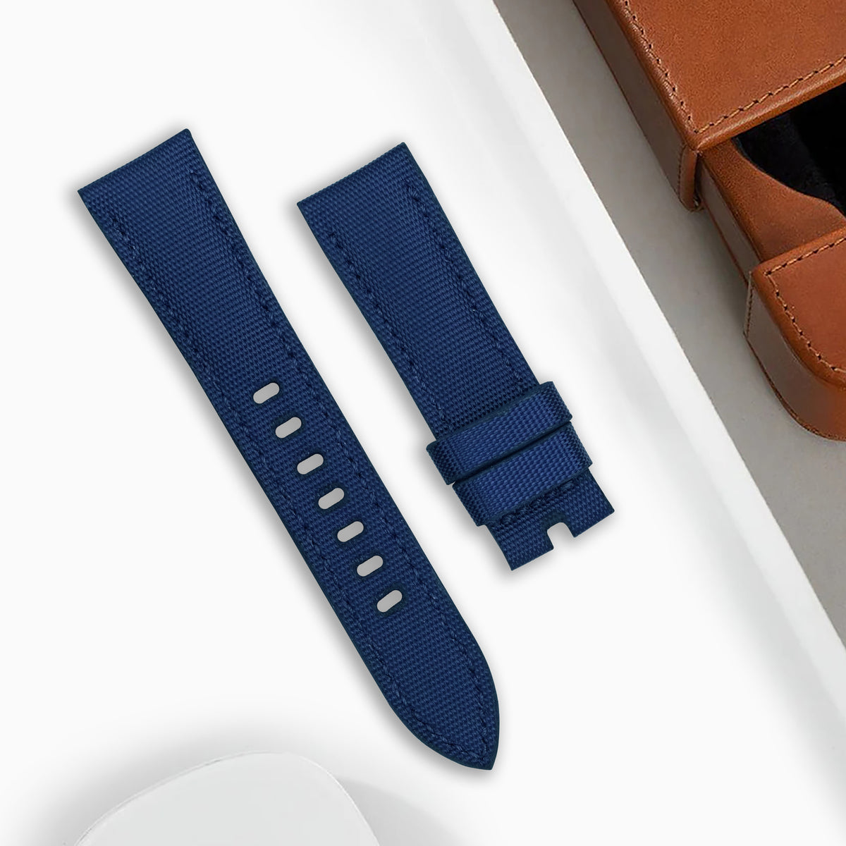 Omega Seamaster Aqua Terra Straps - Canvas Navy Blue – Liger Straps