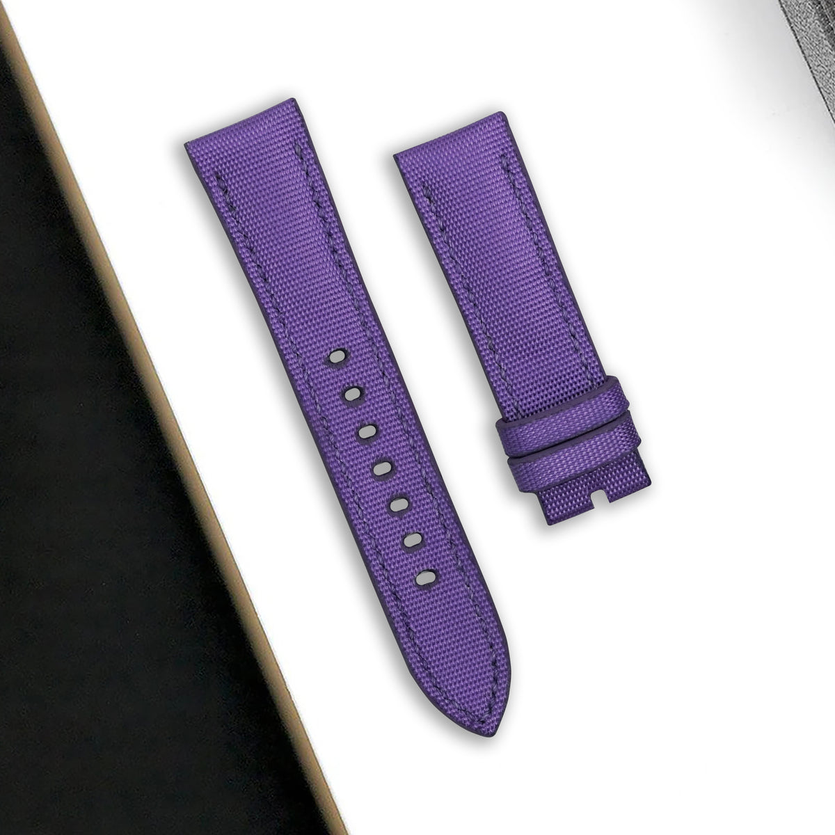 Omega Seamaster Diver 300 Straps - Canvas Purple – Liger Straps