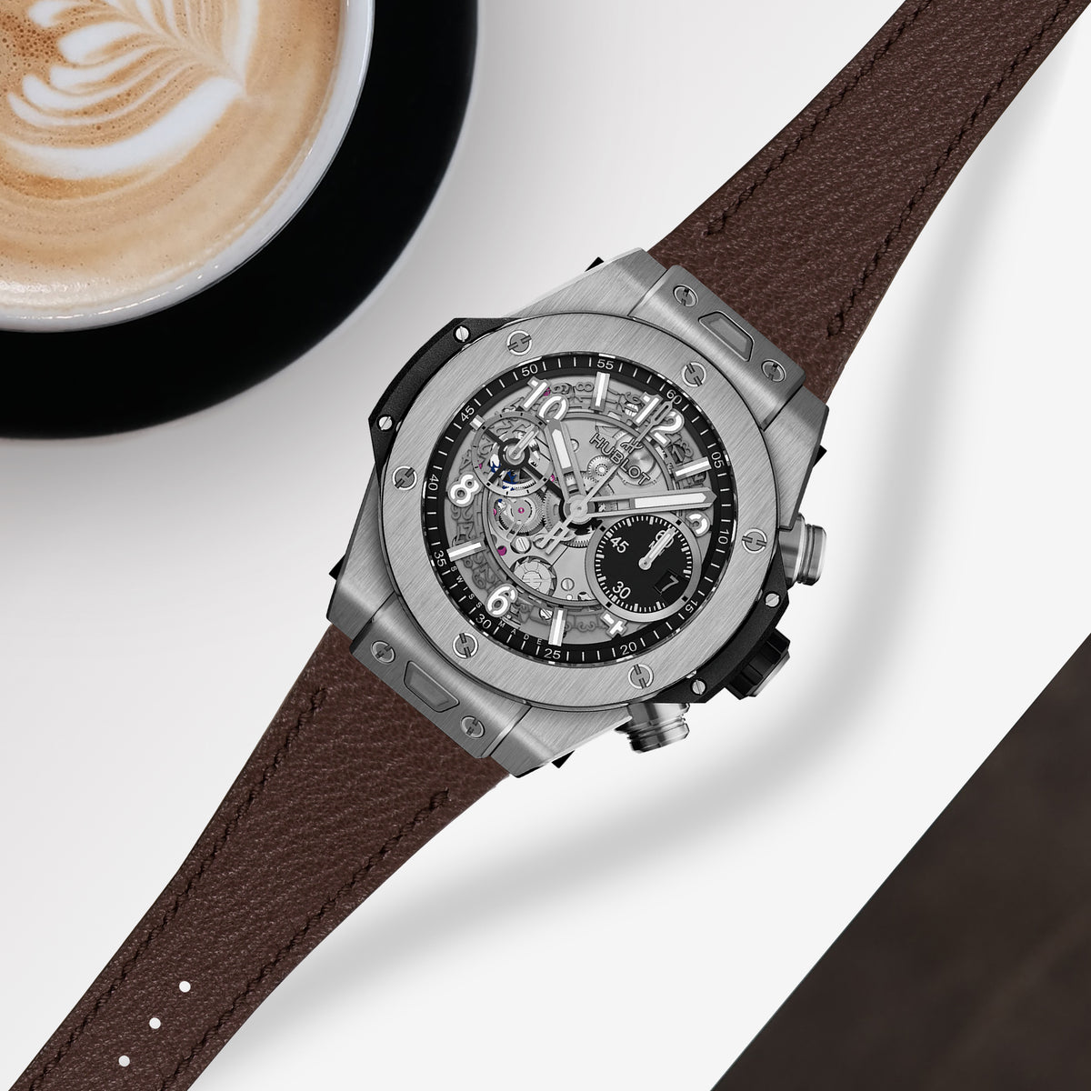 Hublot Unico One Click Straps - Chevre Moka – Liger Straps
