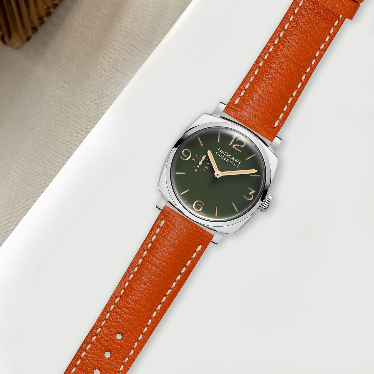 Panerai Radiomir 1940 Straps - Chevre Orange – Liger Straps