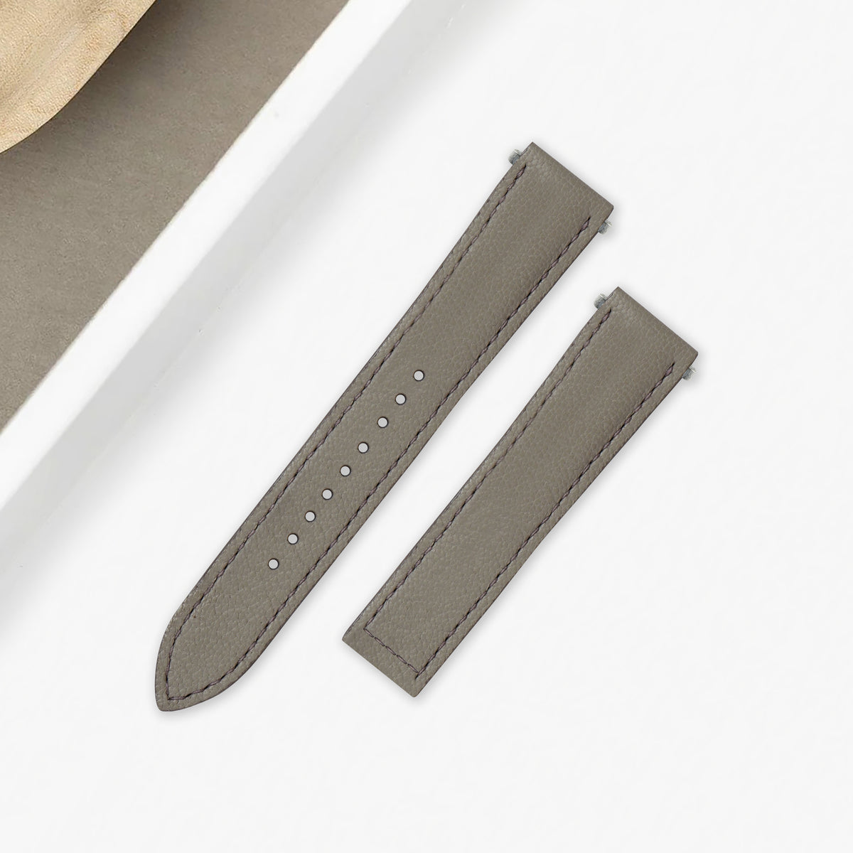 Cartier New Santos Quick Release Straps - Chevre Trench – Liger Straps