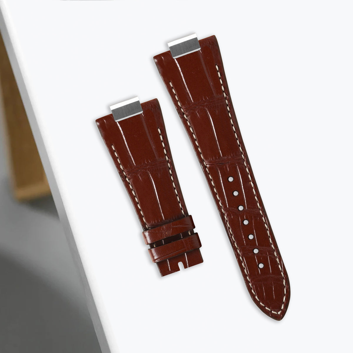Tissot PRX Straps - Croco Brown – Liger Straps