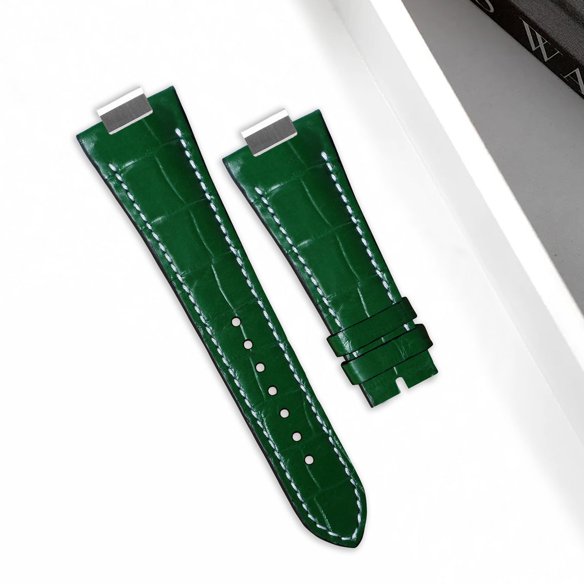 Tissot PRX Straps - Croco Green – Liger Straps