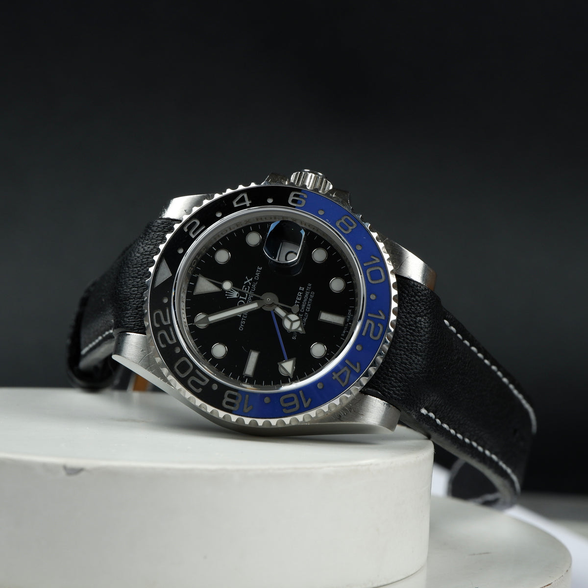 Rolex GMT Master II Batman Straps - Dappled Black – Liger Straps