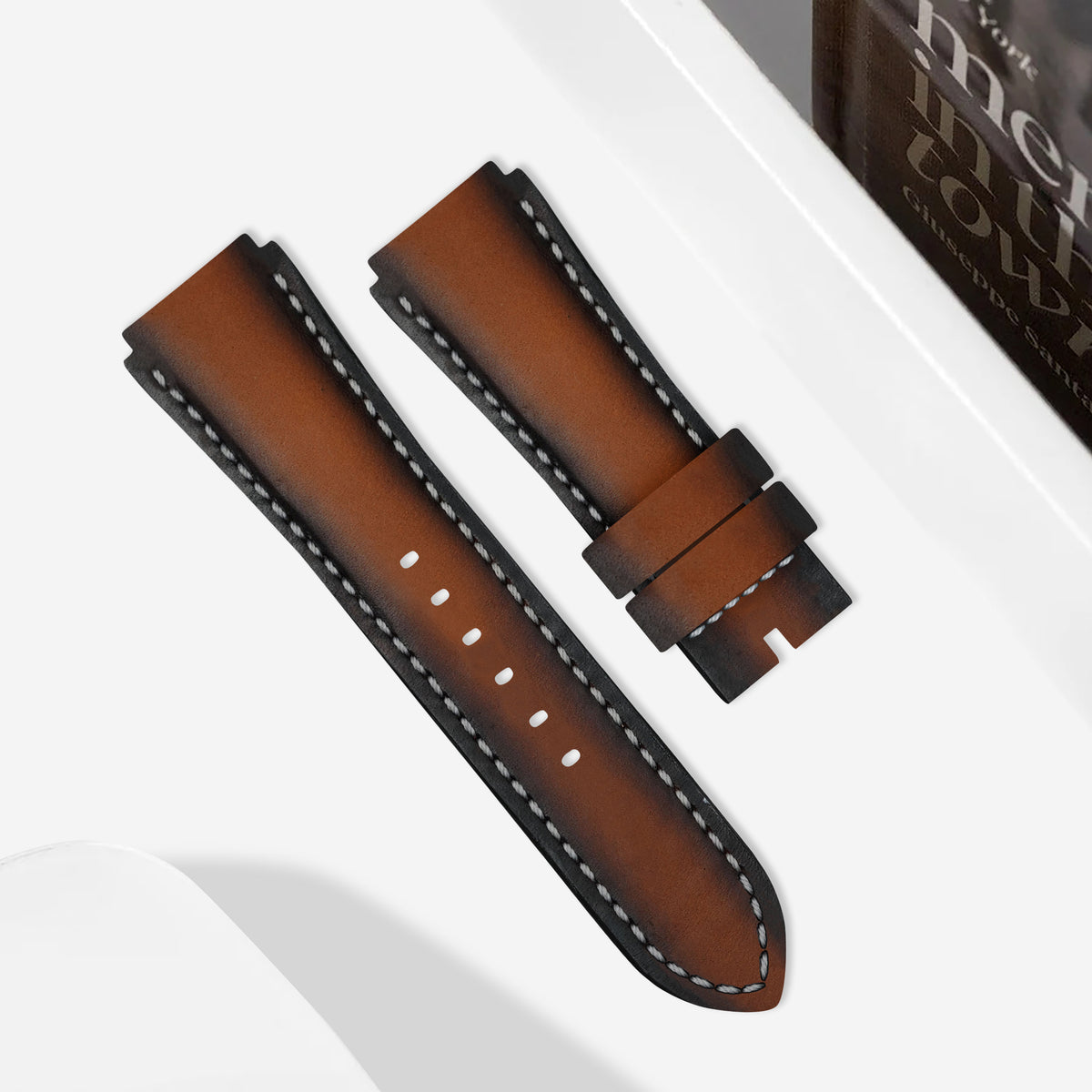 Zenith Defy Straps - Dappled Cognac – Liger Straps