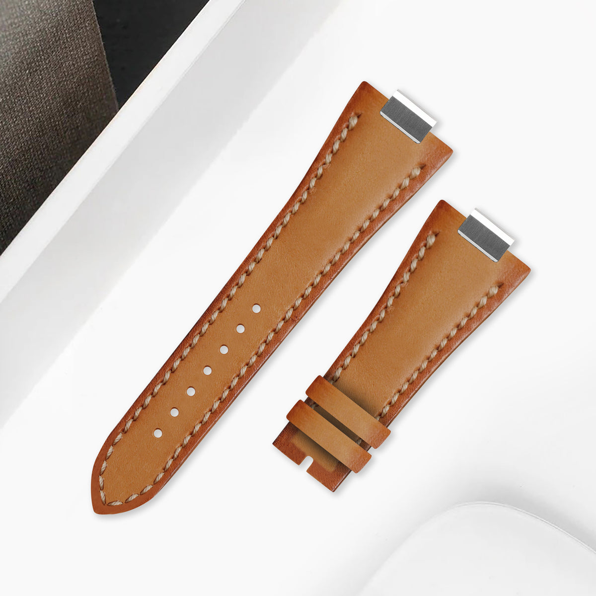 Tissot PRX Straps - Dappled Tan – Liger Straps