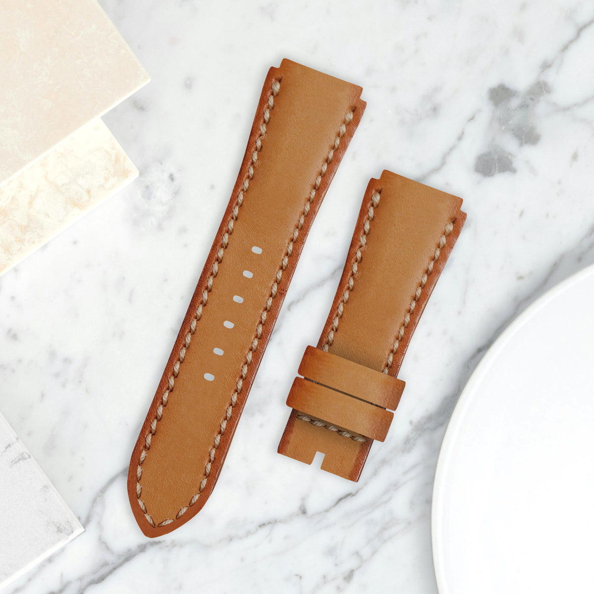 Zenith Defy Straps - Dappled Tan – Liger Straps