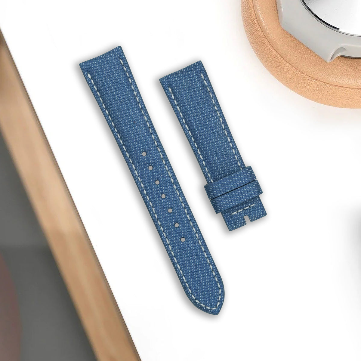Rolex GMT Master II Batman Straps - Denim Blue Haze – Liger Straps