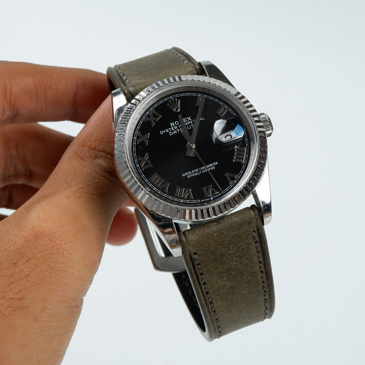 Rolex Datejust Straps - Diablo Grey – Liger Straps