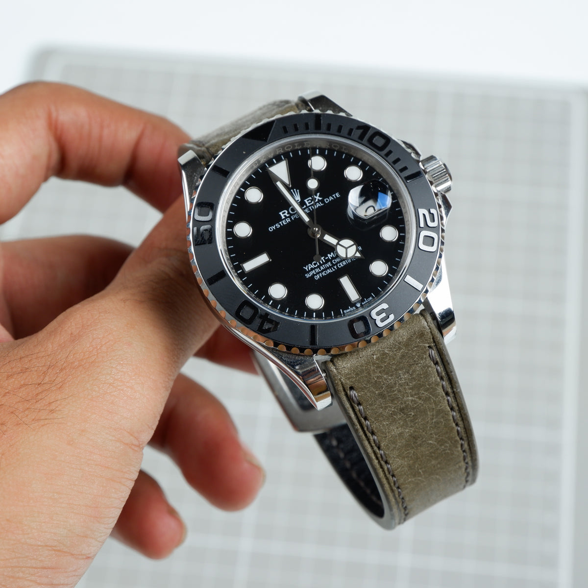 Rolex Yacht Master Straps - Diablo Grey – Liger Straps