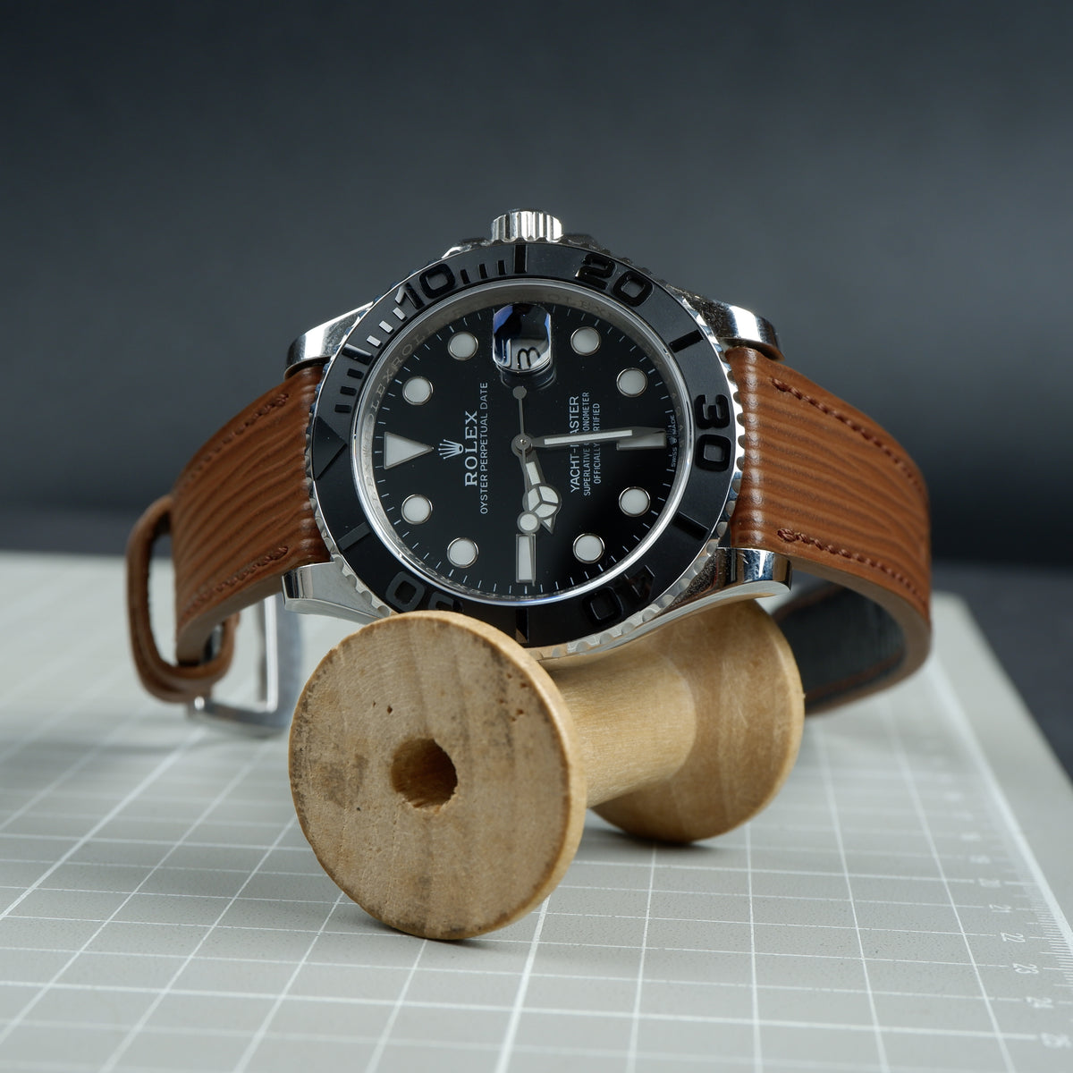 Rolex Yacht Master Straps - Epi Brown – Liger Straps