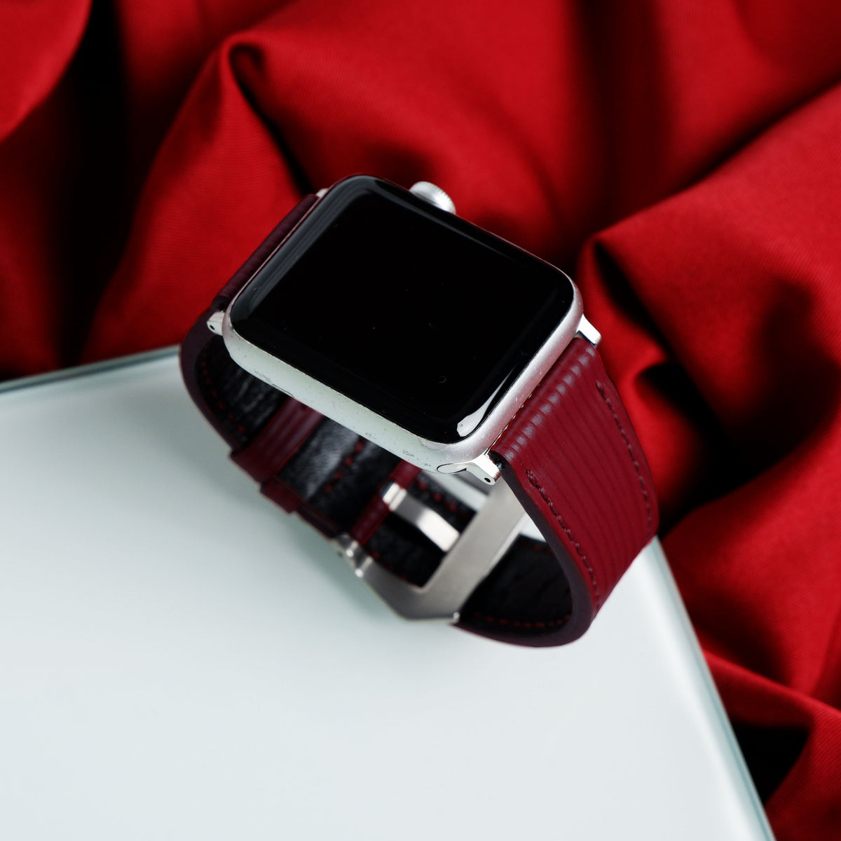 Apple Watch Straps - Epi Maroon – Liger Straps