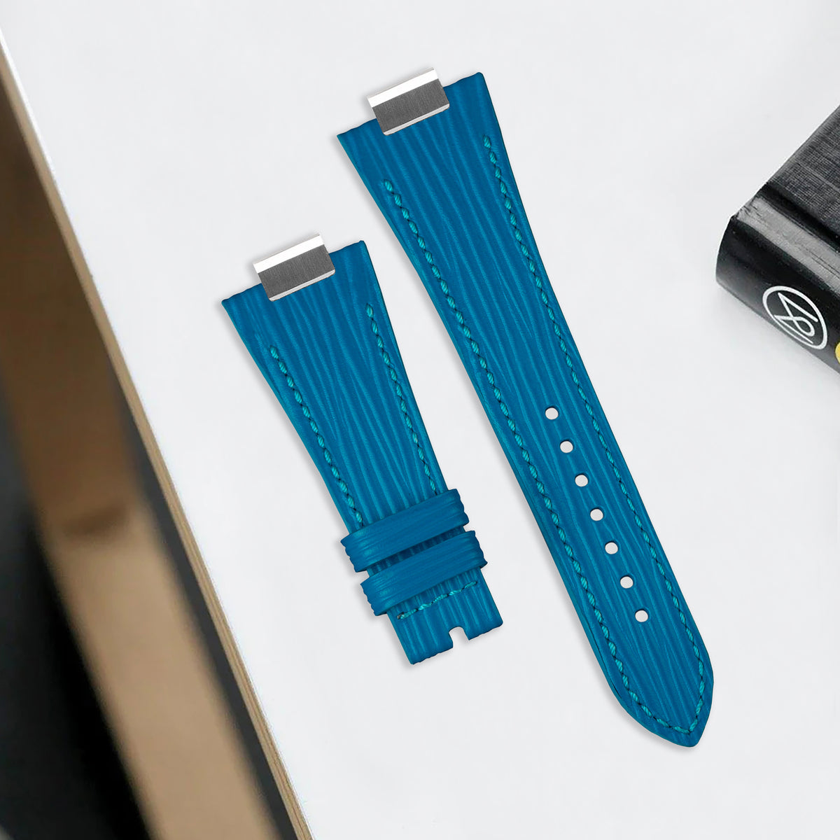 Tissot PRX Straps - Epi Sky Blue – Liger Straps