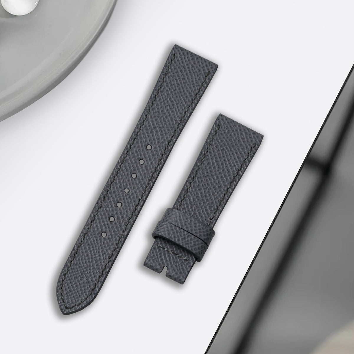 Omega Seamaster Heritage Straps - Epsom Grey – Liger Straps