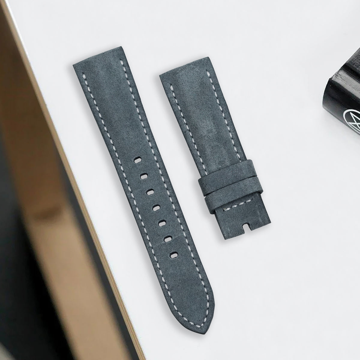 Omega Speedmaster Heritage Straps - Suede Arctic Grey – Liger Straps