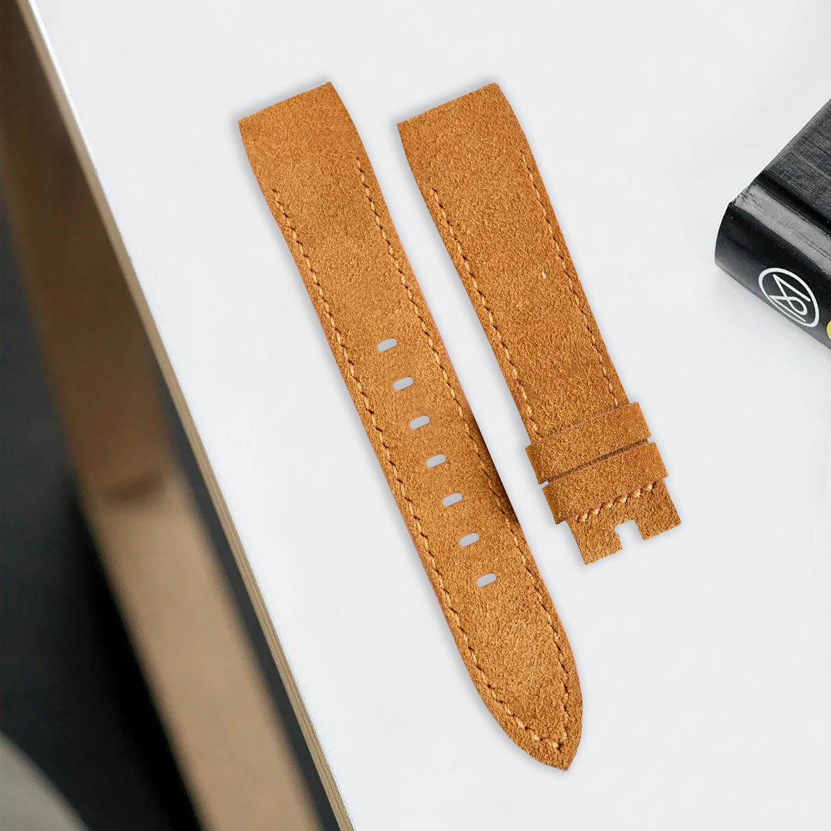 Tag Heuer Autavia Straps - Nubuck Gold – Liger Straps