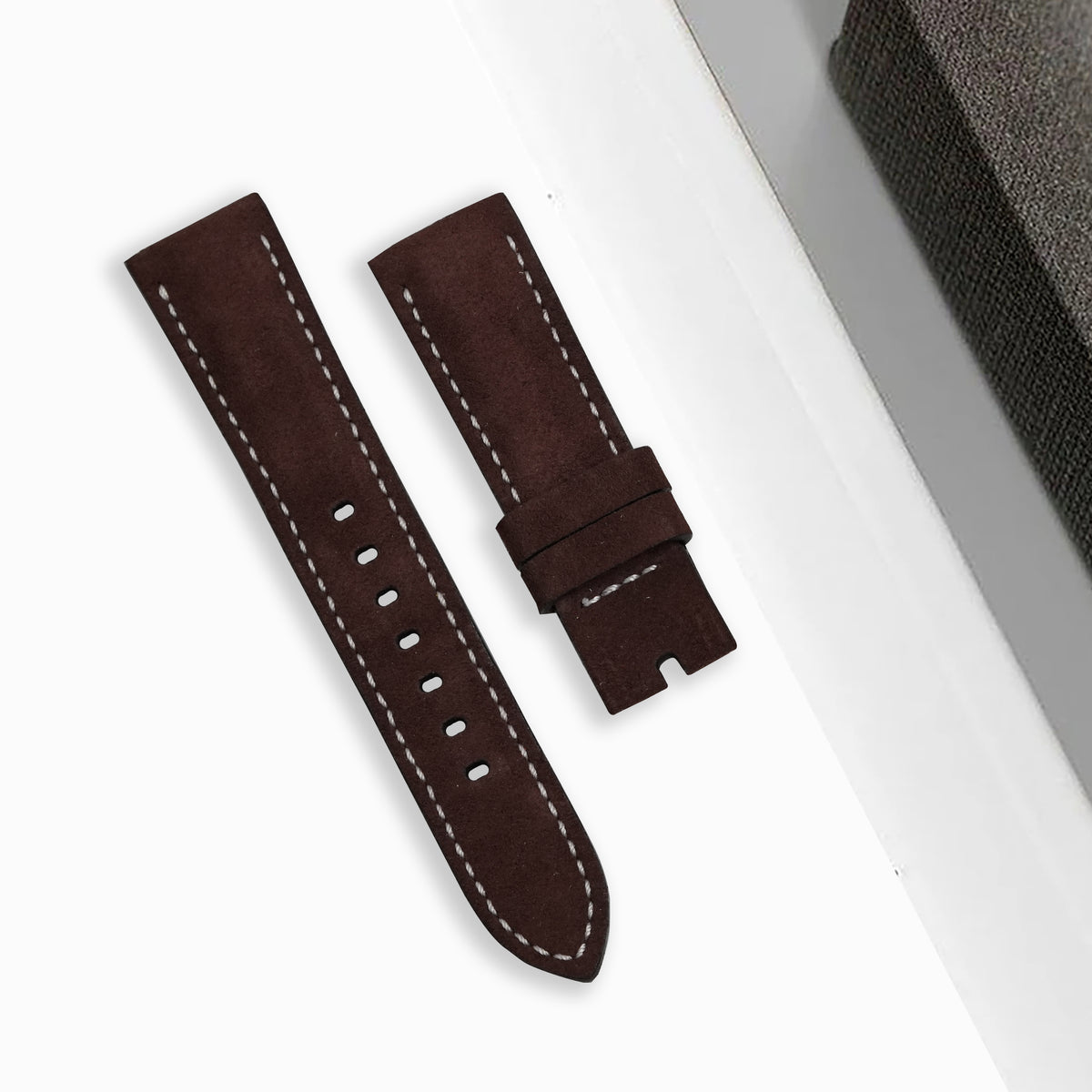 Omega Speedmaster Heritage Straps - Suede Tobacco – Liger Straps