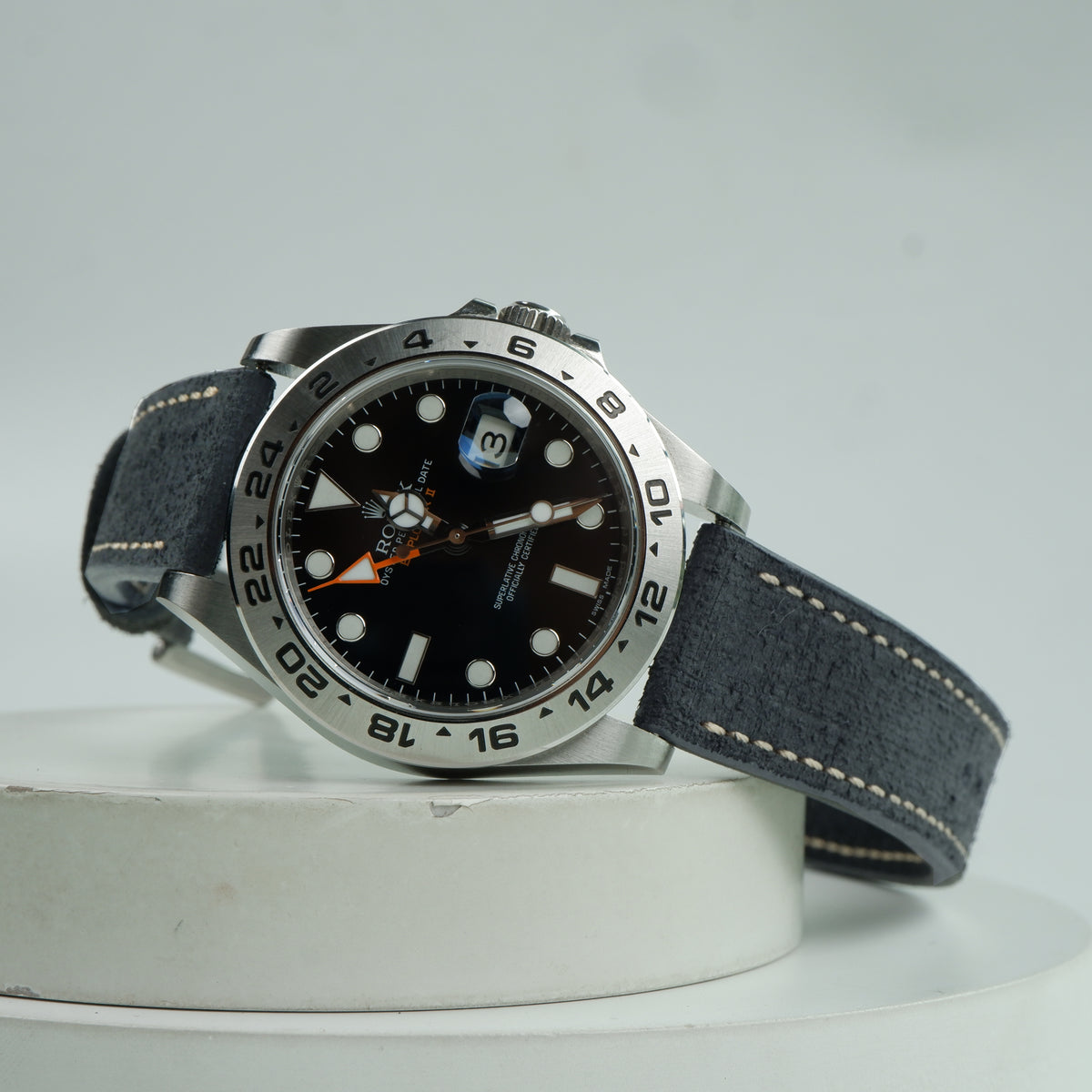 Rolex Explorer Straps - Ospro Black – Liger Straps