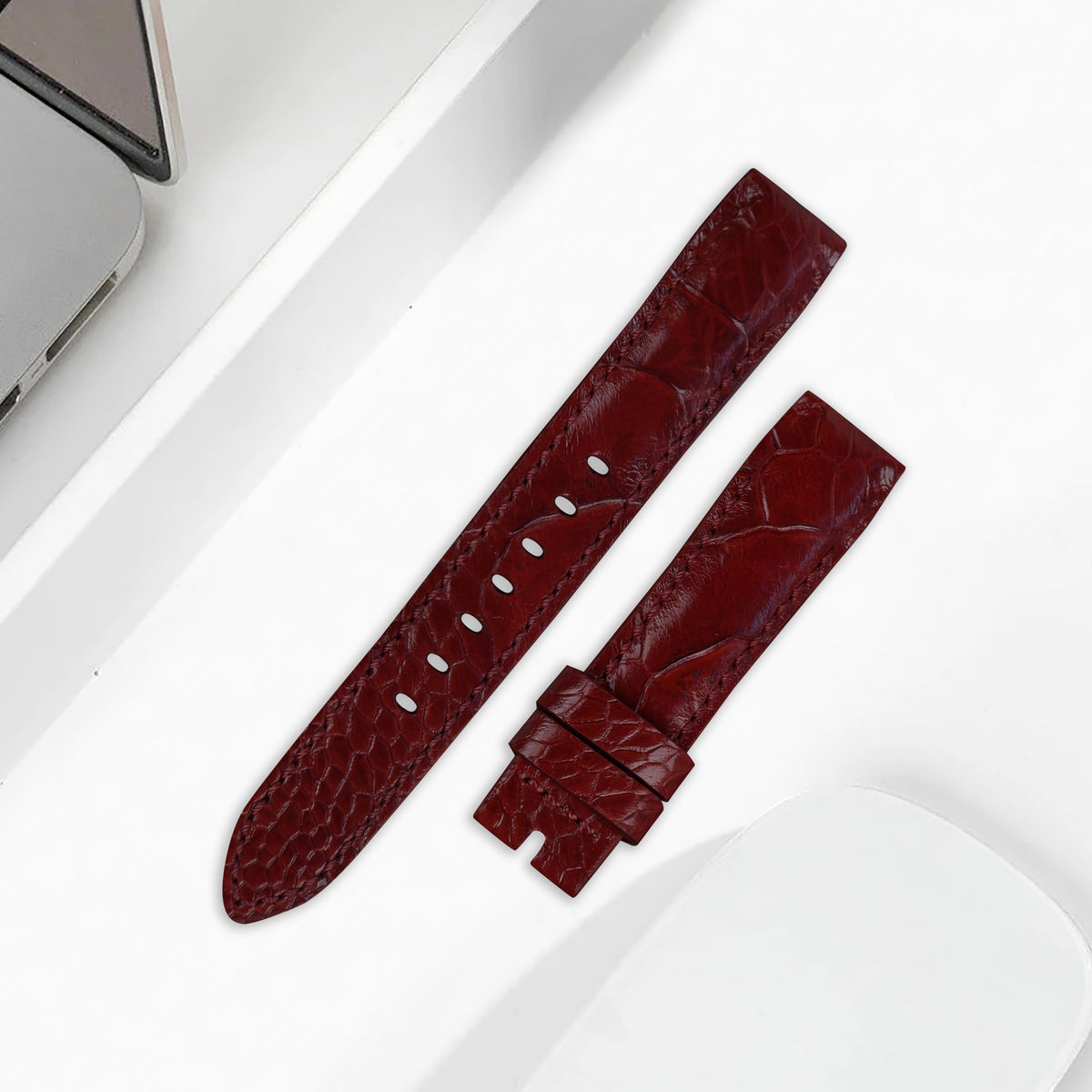 IWC Easx Change Straps - Ostrich Leg Brick – Liger Straps