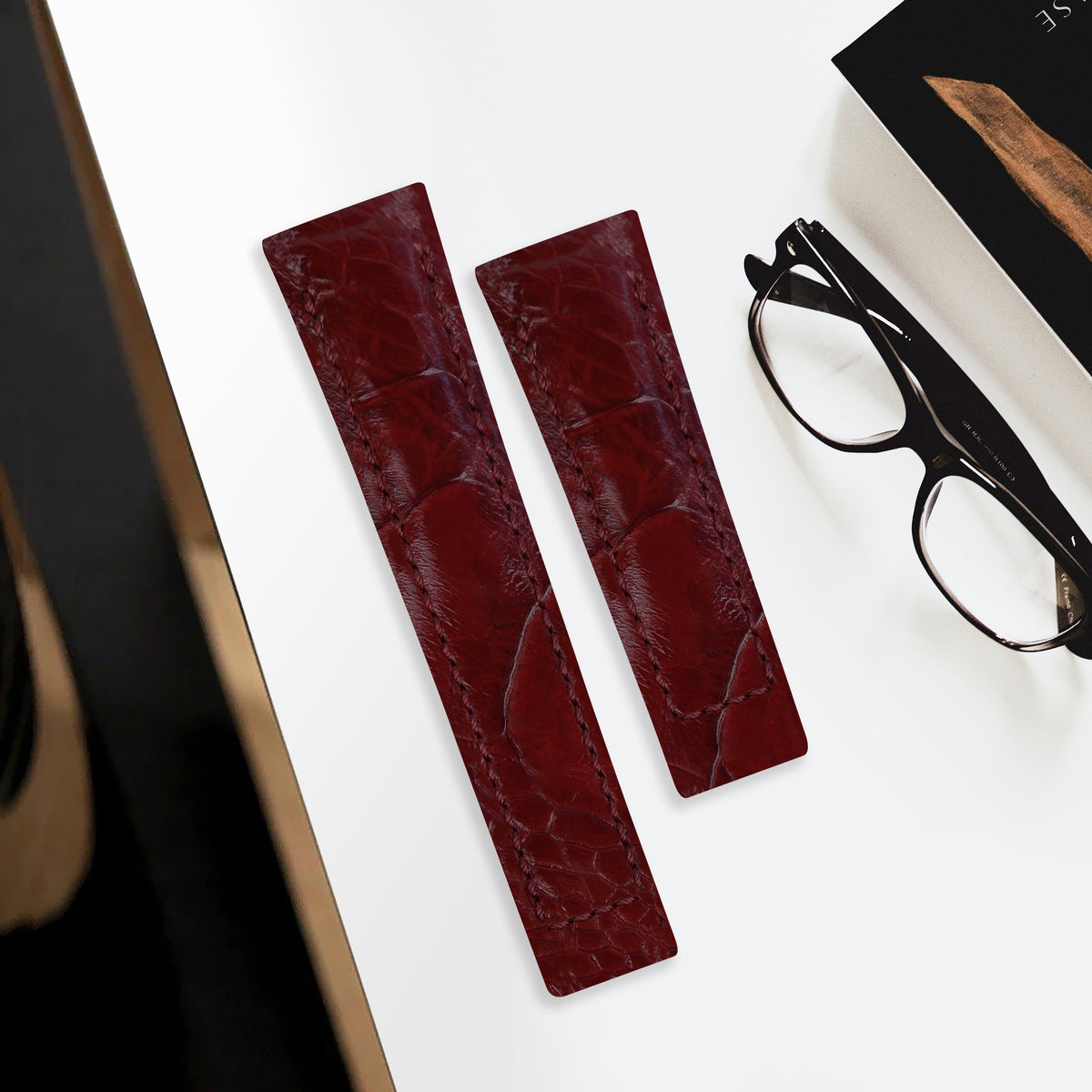 Tag Heuer Aquaracer Straps - Ostrich Leg Brick – Liger Straps