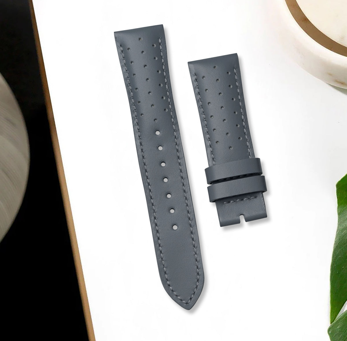 Omega Seamaster Planet Ocean Straps - Racing Grey – Liger Straps