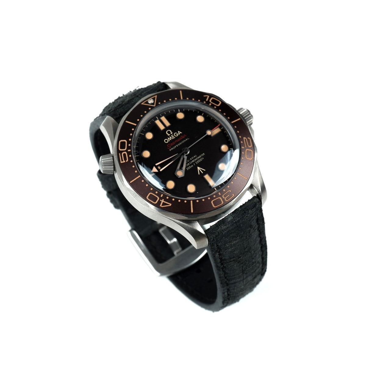 Omega Seamaster Diver 300m Straps - Rocher Black – Liger Straps