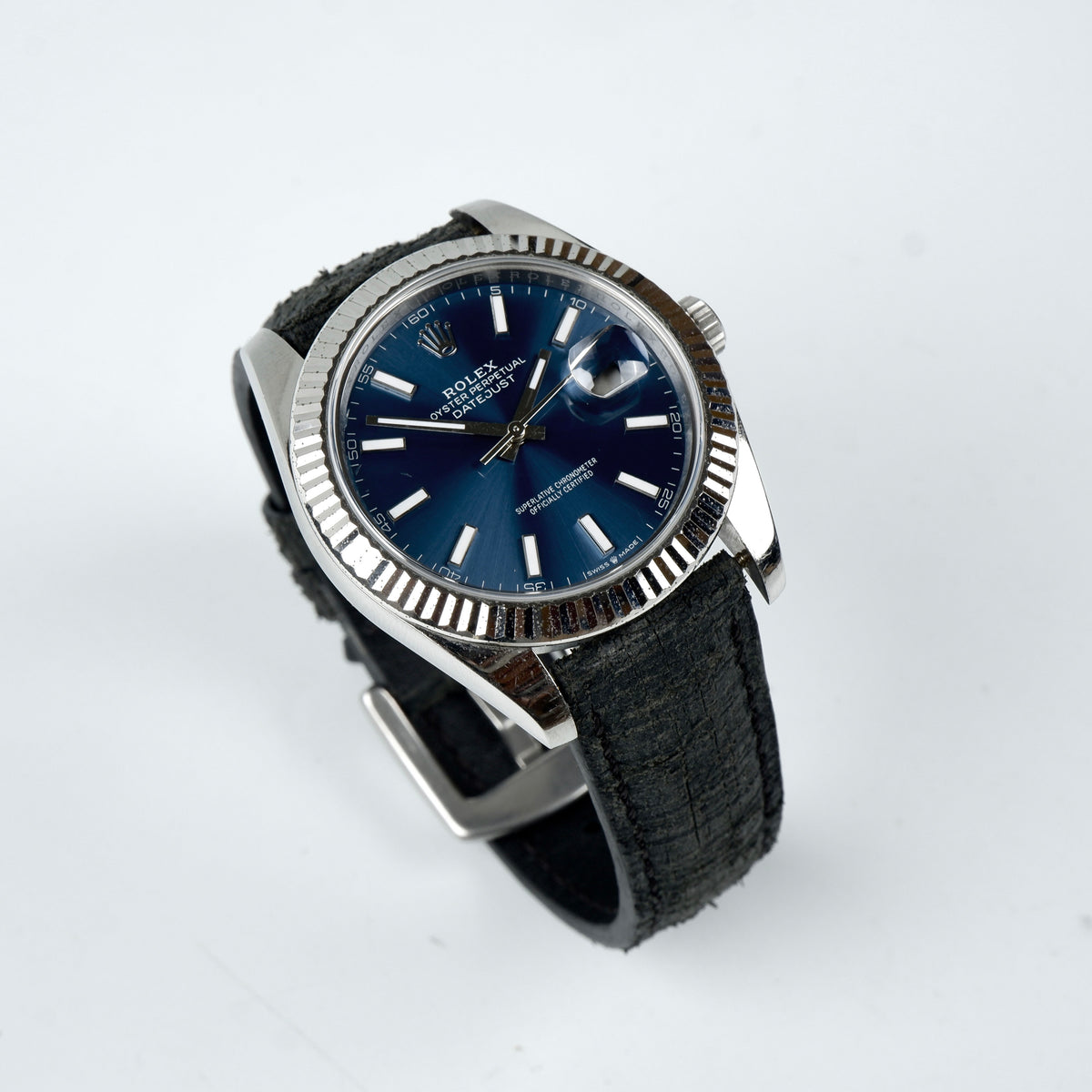 Rolex Datejust Straps - Rocher Black – Liger Straps