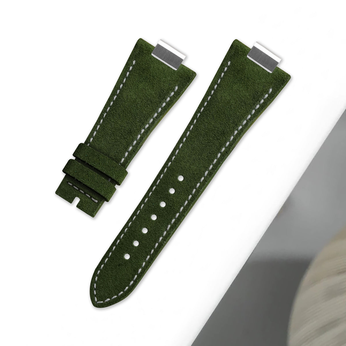 Tissot PRX Straps - Suede Army – Liger Straps