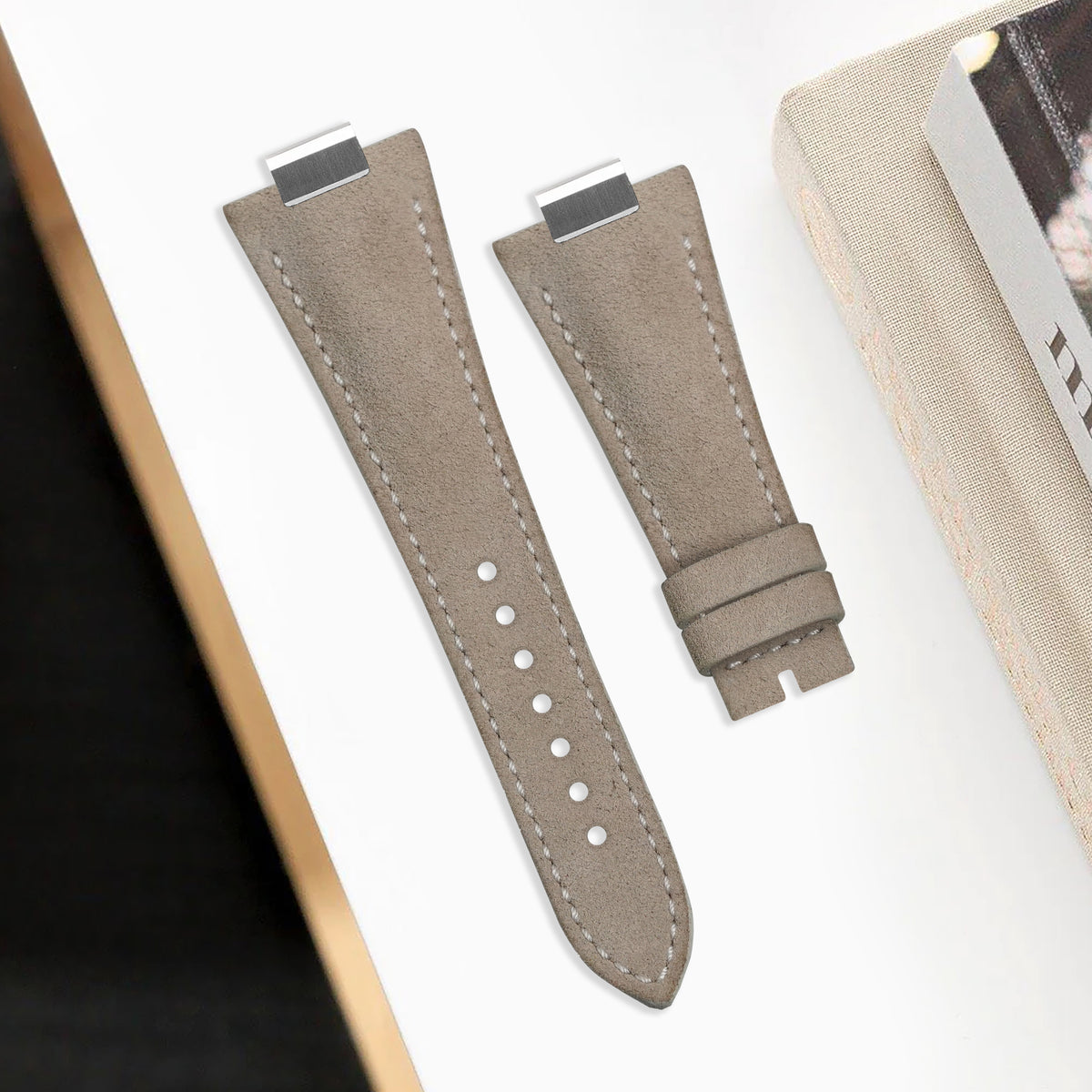 Tissot PRX Straps - Suede Trench – Liger Straps