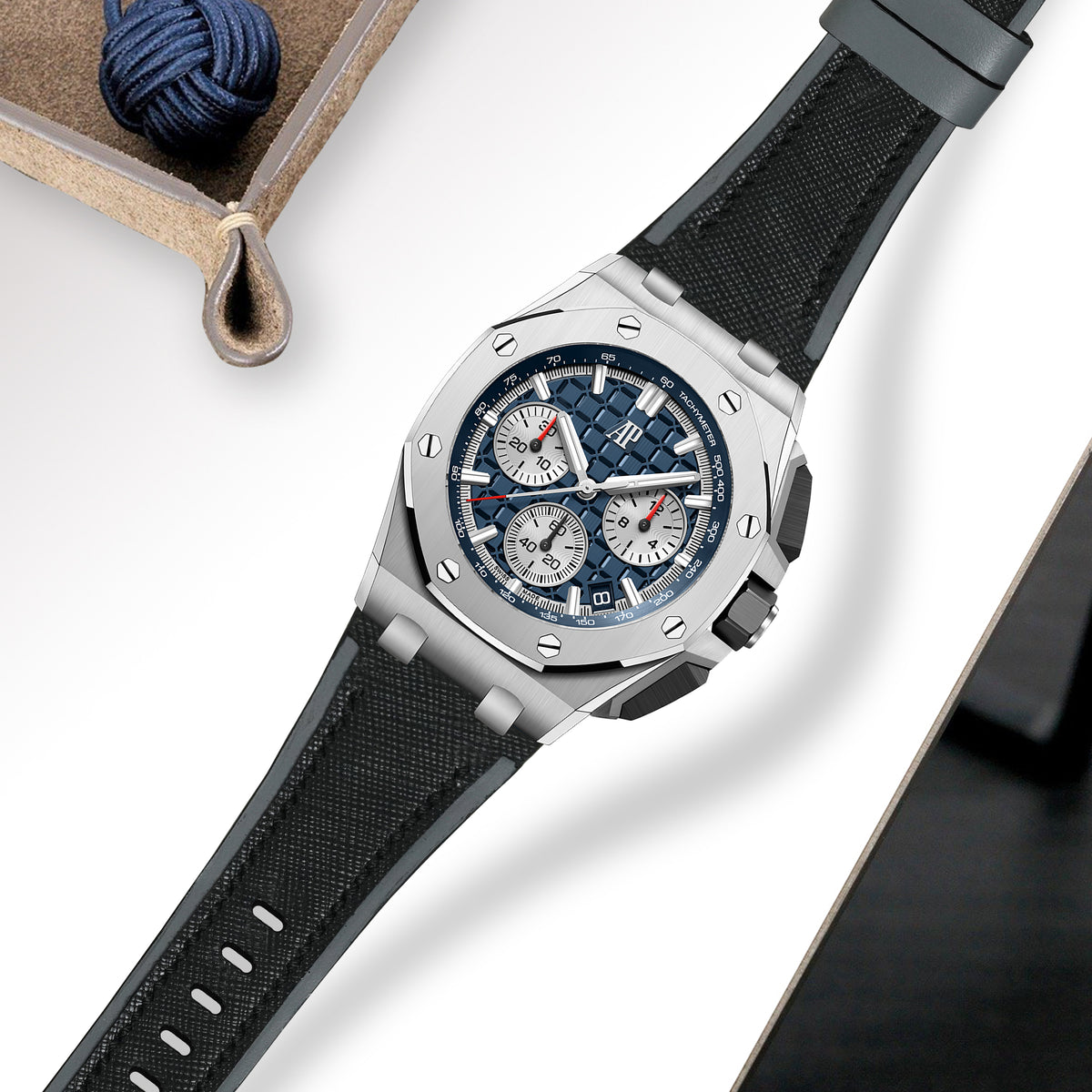 AP ROO 44mm Straps - AP Deutron Grey – Liger Straps