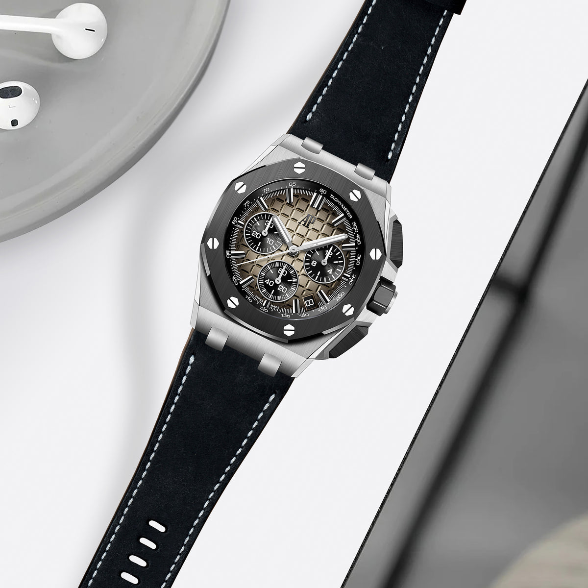 AP Interchangeable Quick Release Straps - AP Diablo Black – Liger Straps