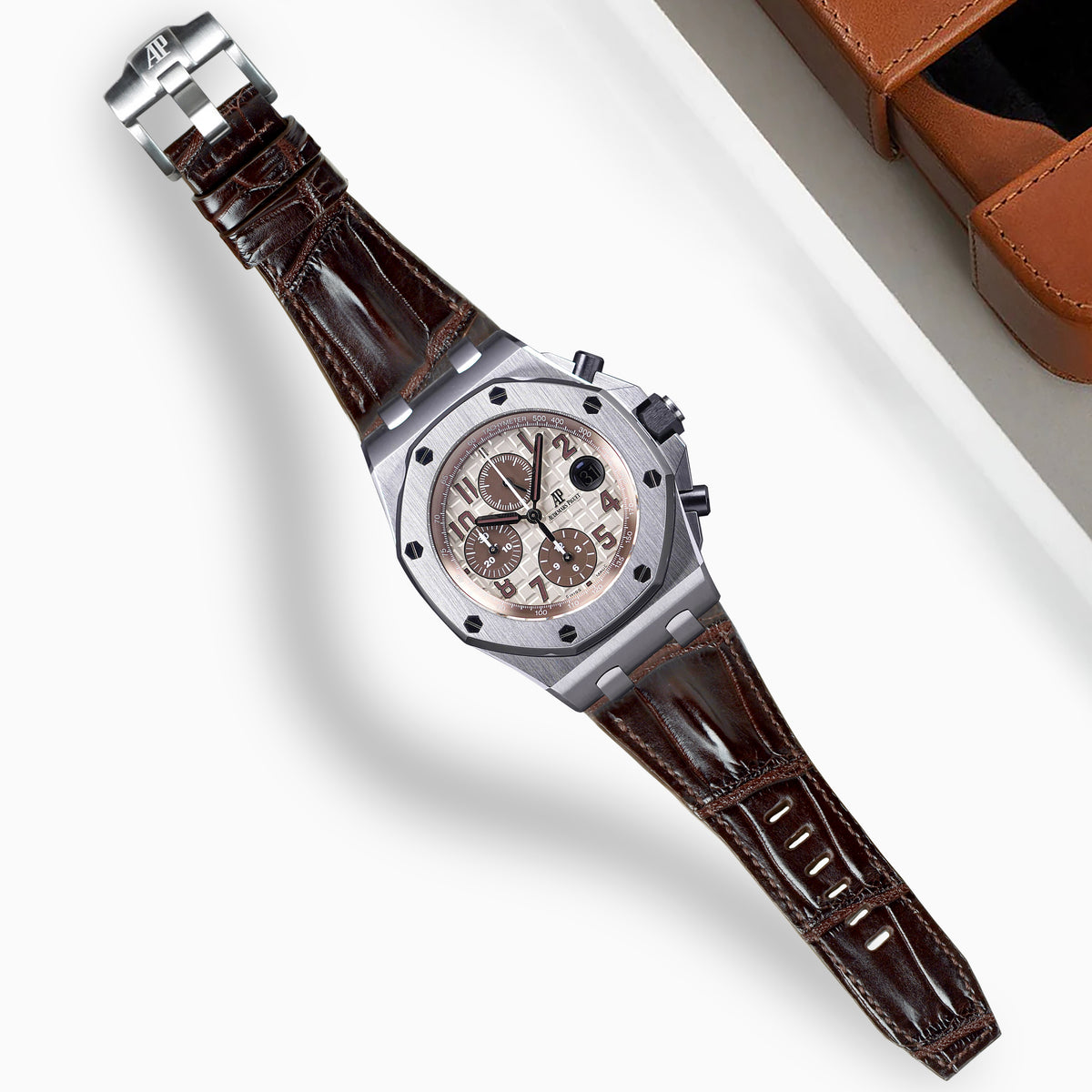 AP ROO 42mm Straps - AP Hornback Tobacco – Liger Straps