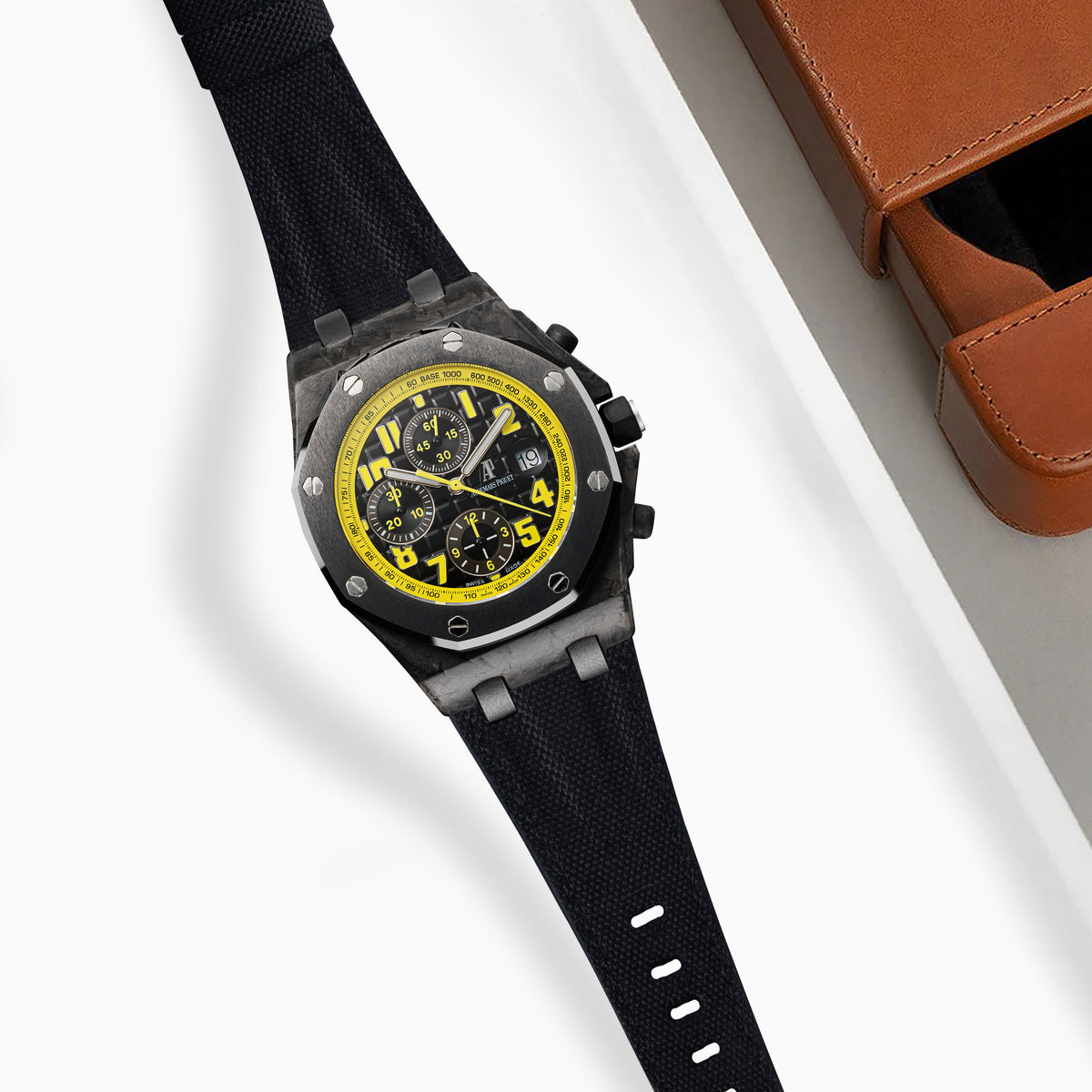 AP ROO 42mm Straps - AP The Beast Black – Liger Straps