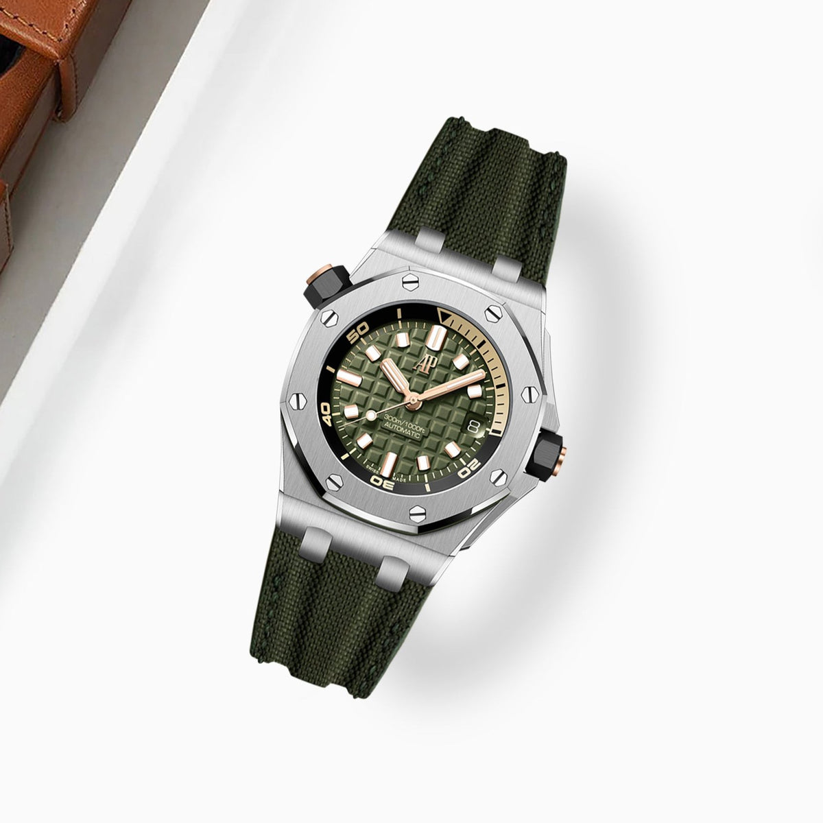 AP Interchangeable Quick Release Straps - AP The Beast Green – Liger Straps