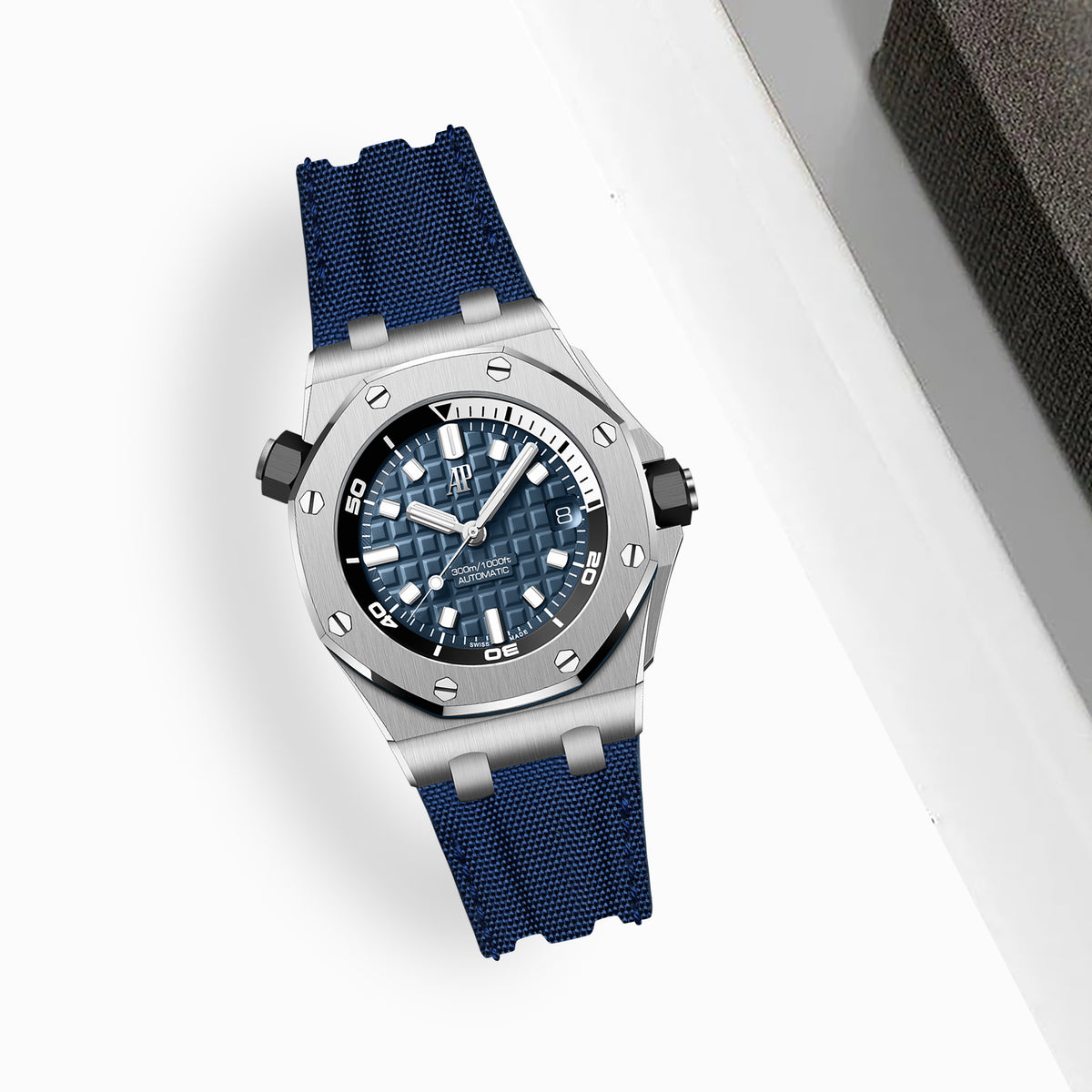 AP Interchangeable Quick Release Straps - AP The Beast Navy Blue ...