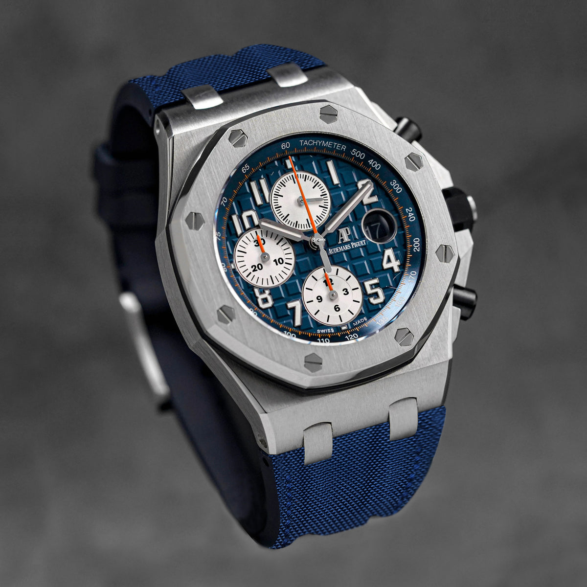 AP ROO 42mm Straps - AP The Beast Navy Blue – Liger Straps