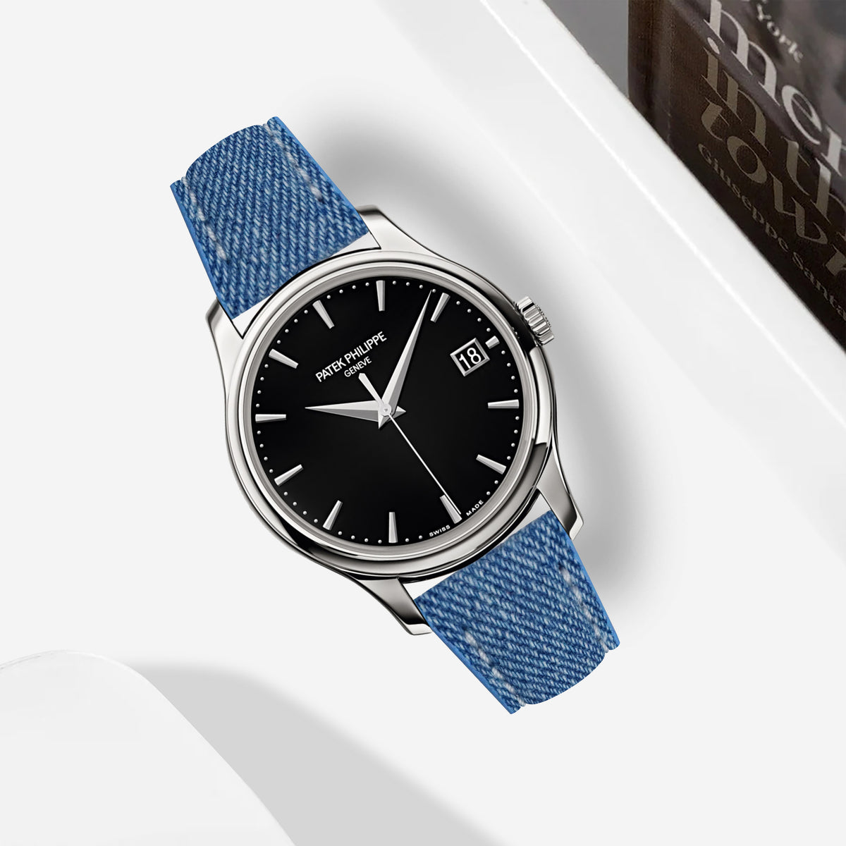 Patek Complication & Calatrava Straps - Blue Jean – Liger Straps