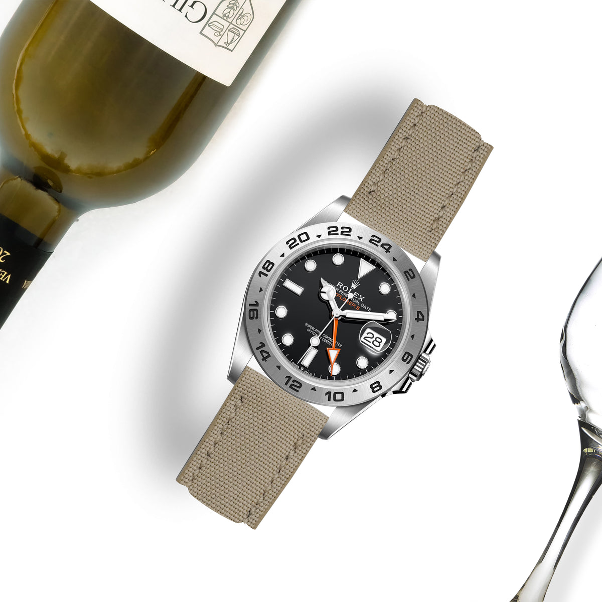Rolex Explorer Straps - Canvas Beige – Liger Straps