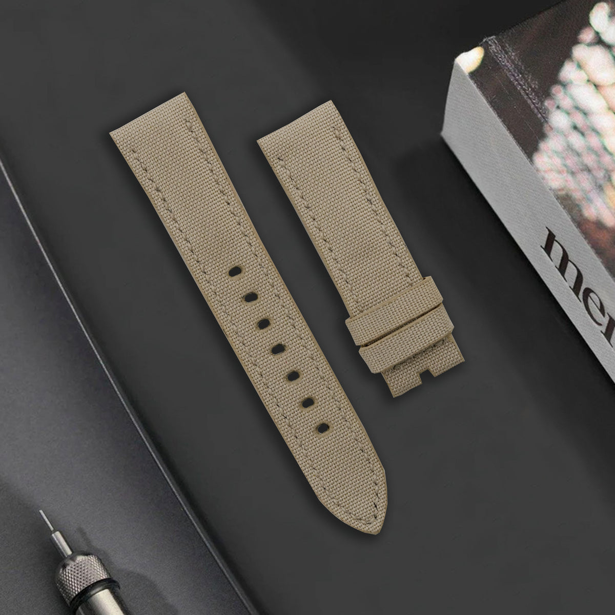 Omega Speedmaster Heritage Straps - Canvas Beige – Liger Straps