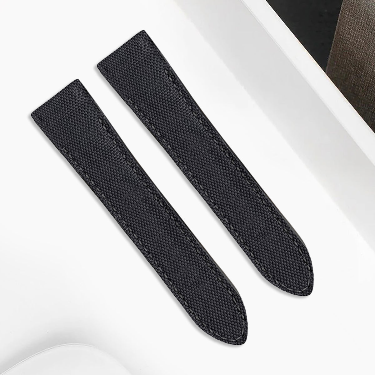 Cartier Santos 100 Straps - Canvas Dark Grey – Liger Straps