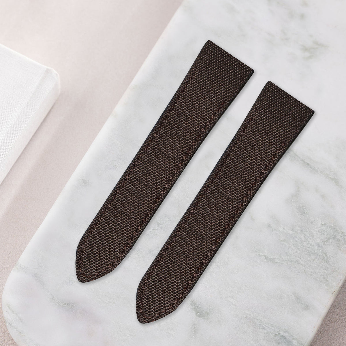 Cartier Santos 100 Straps - Canvas Deep Taupe – Liger Straps