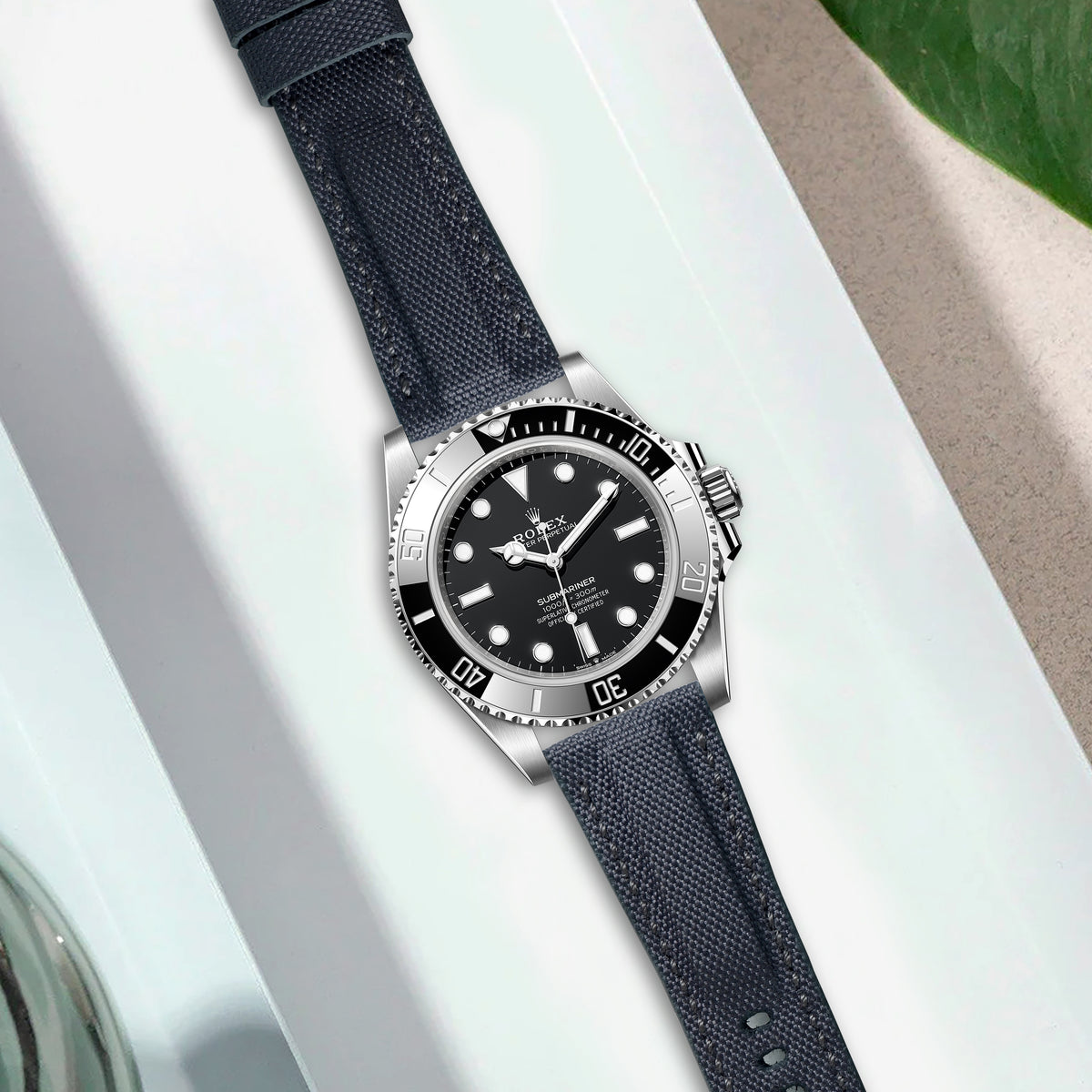 Rolex Submariner Straps - Canvas Extreme Padded Dark Grey – Liger Straps